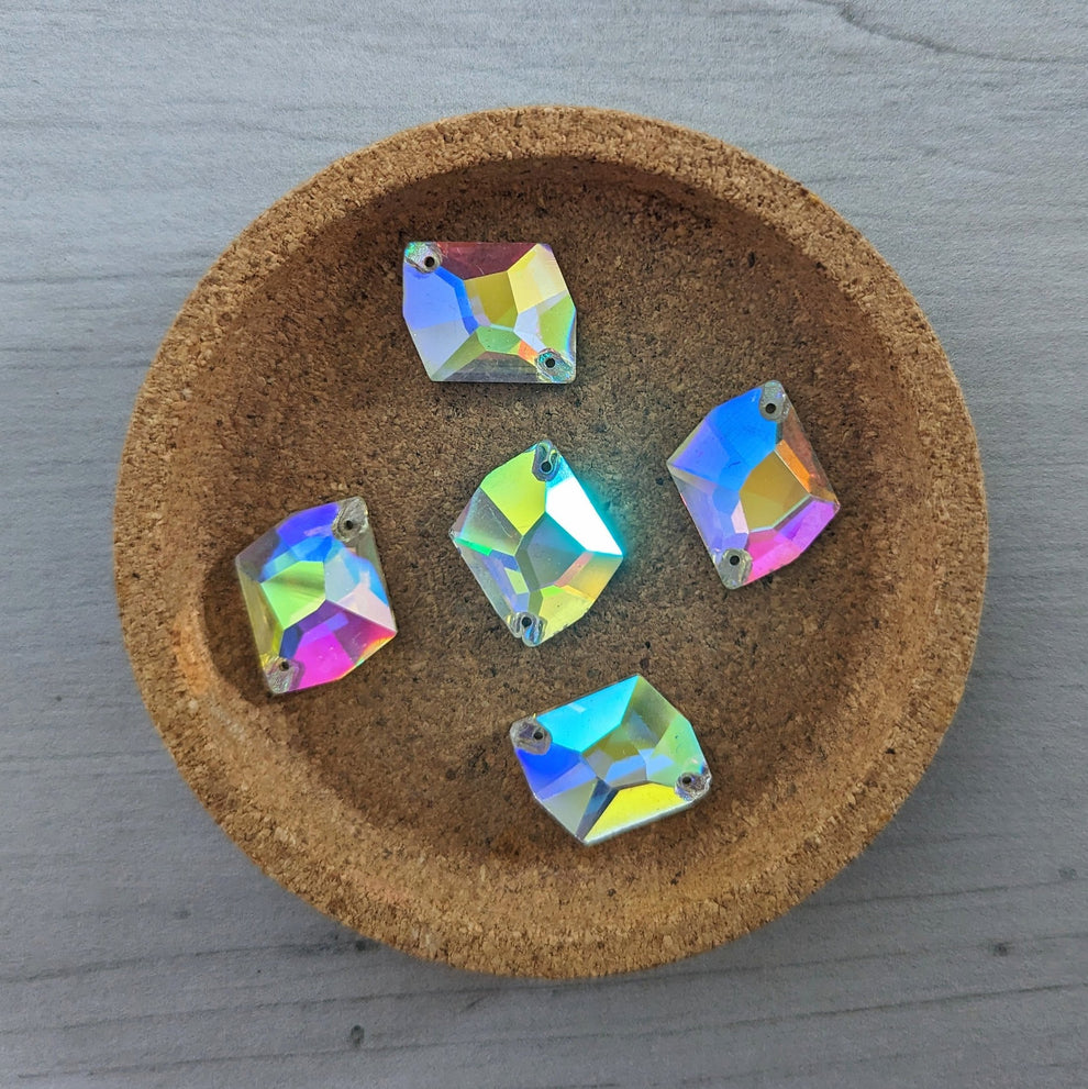 Large AB Squashed Square Rhinestones – Dazzle Me Dancewear