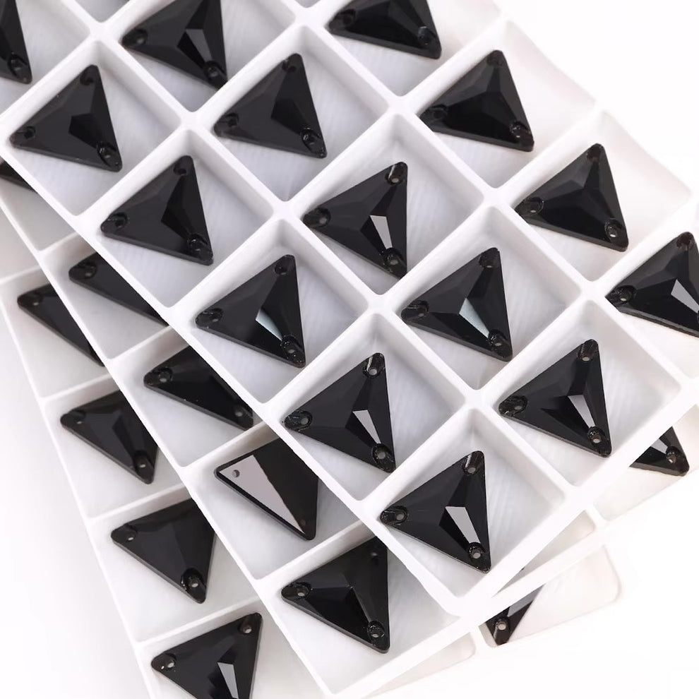 Black Resin Triangle Rhinestones – Dazzle Me Dancewear