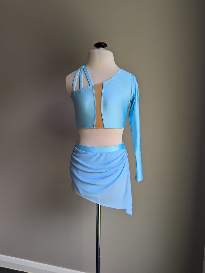 Felicity Set - Sky Blue – Dazzle Me Dancewear