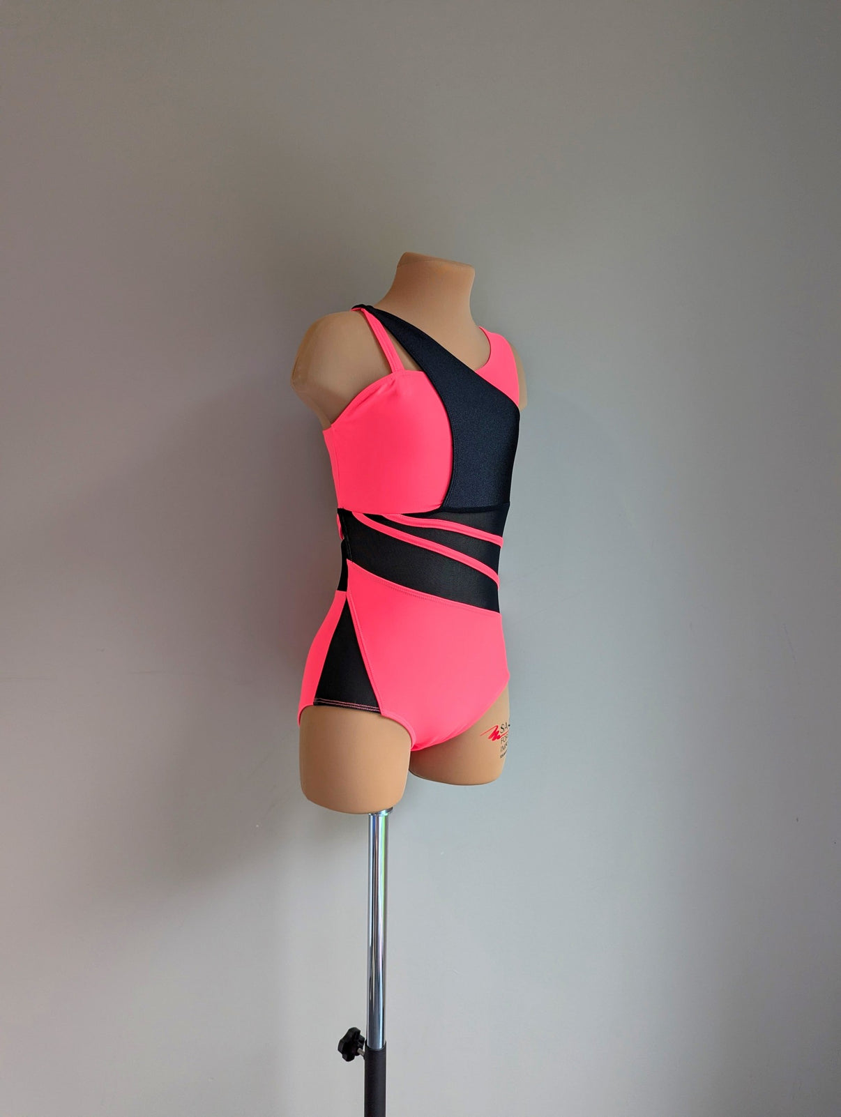 Oliver Leo - Neon Coral & Black – Dazzle Me Dancewear