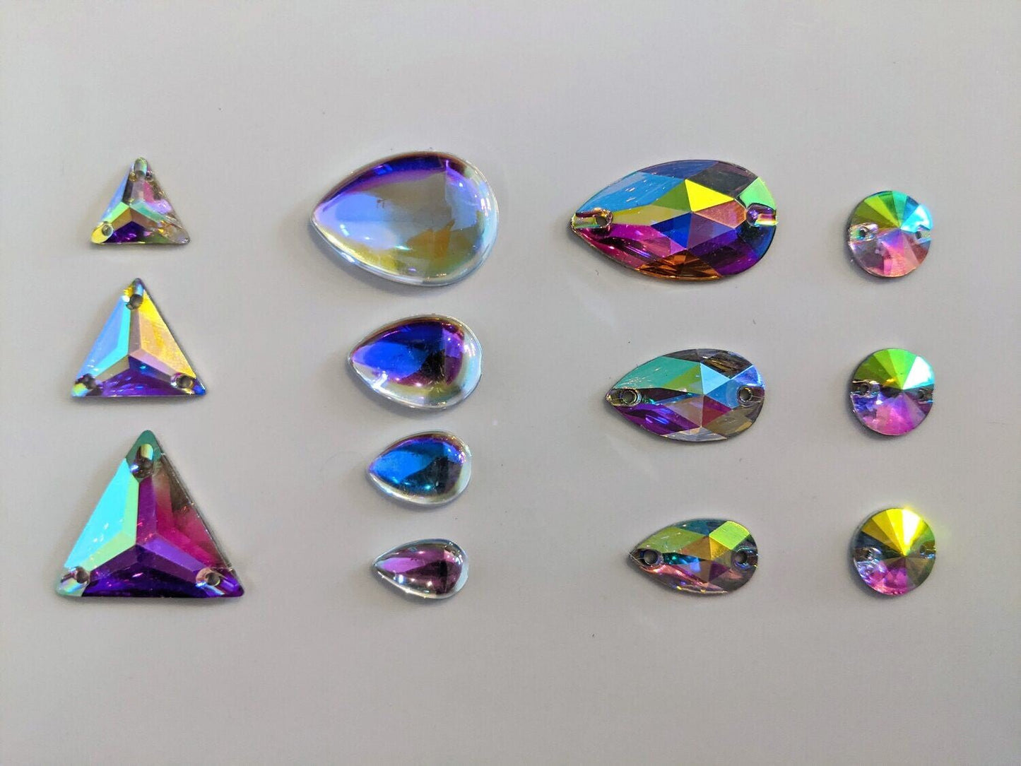 AB Resin Triangle Rhinestones – Dazzle Me Dancewear