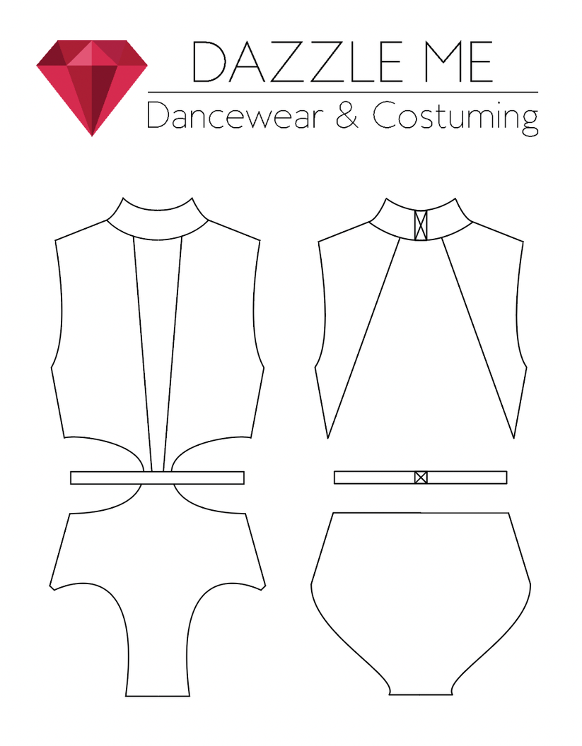 The Rory Leotard PDF Sewing Pattern – Dazzle Me Dancewear